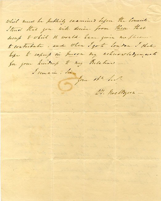Une rare lettre de Lady Byron - Autographes et manuscrits rares